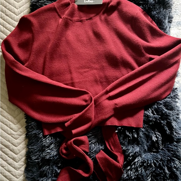 Lulus | Sweaters | Lulus Brand New With Tags Burgundy Sweater | Poshmark